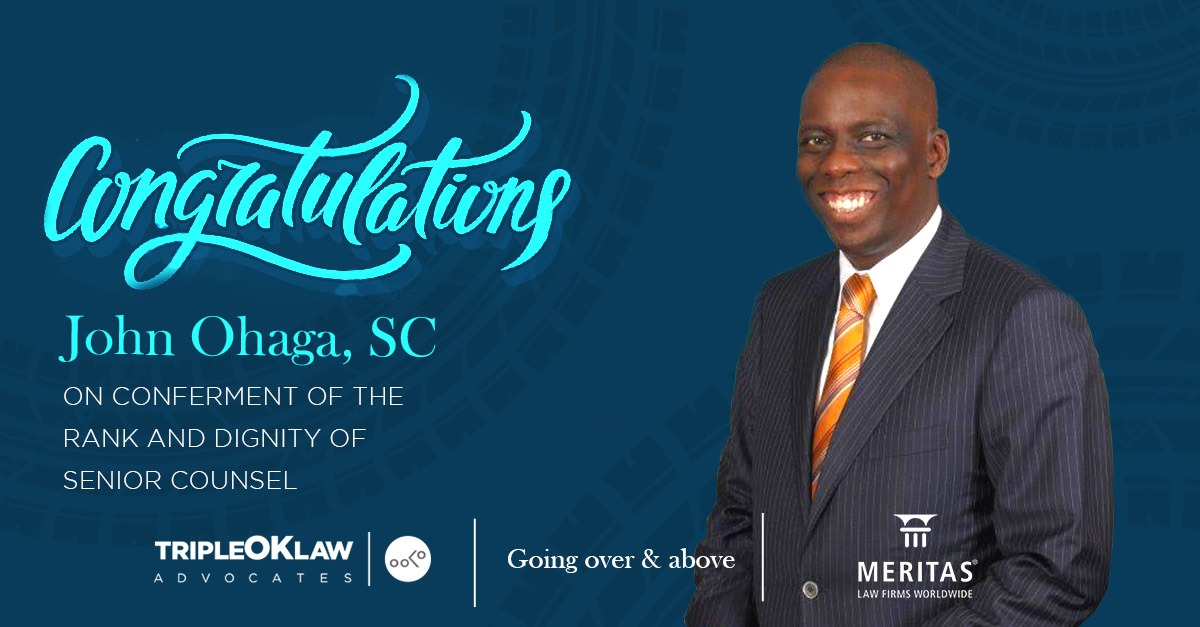 Managing Partner John M. Ohaga Conferred the Rank of Senior Counsel ...